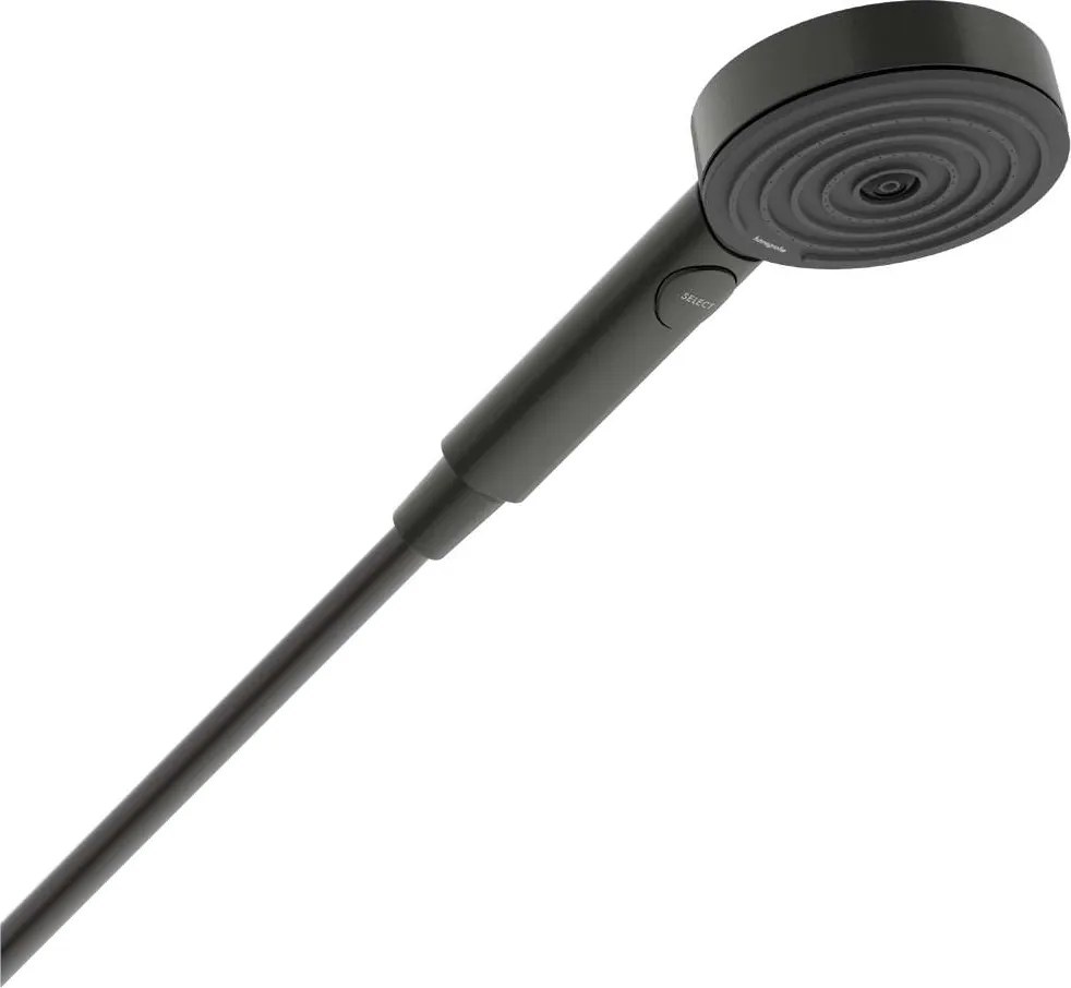 Hansgrohe Pulsify Select S - Sprchová hlavice, 3 proudy, EcoSmart, kartáčovaný černý chrom 24111340