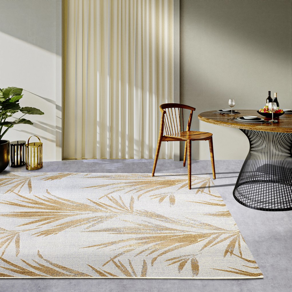 Villeroy & Boch Kusový koberec 106062 Cream, Gold – na ven i na doma, 160x235, žlutá, chodba / předsíň