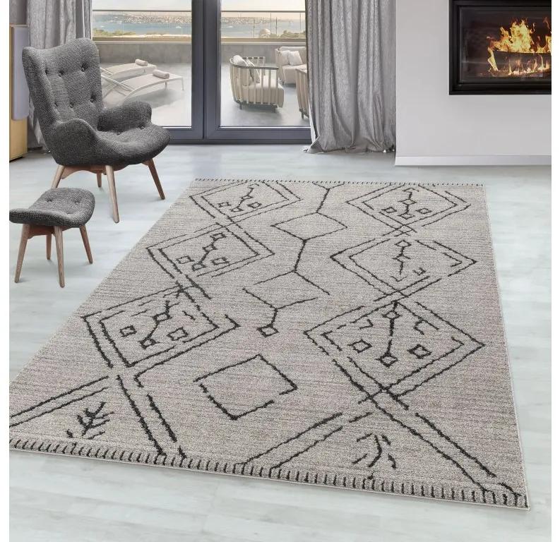 Ayyildiz Kusový koberec TAZNAXT 5103, Béžová Rozměr koberce: 120 x 170 cm