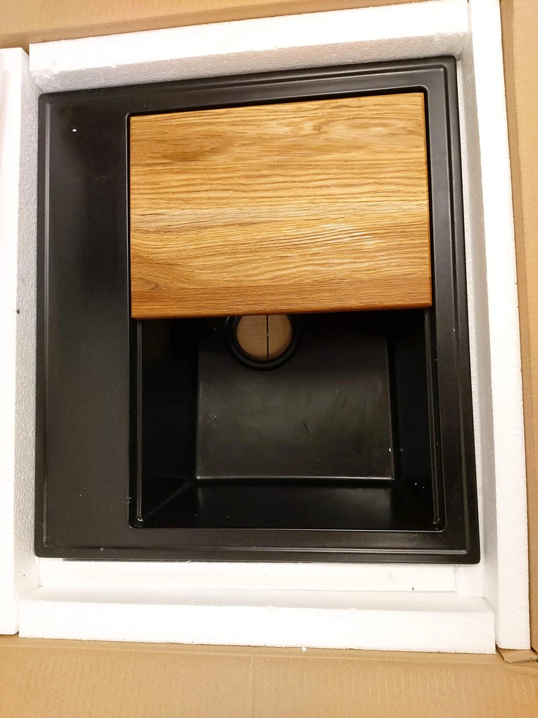 SINK Quality Sink Quality, buková dřevěná prkénko na krájení 240x348 mm, hnědá, SKQ-CB.240x348
