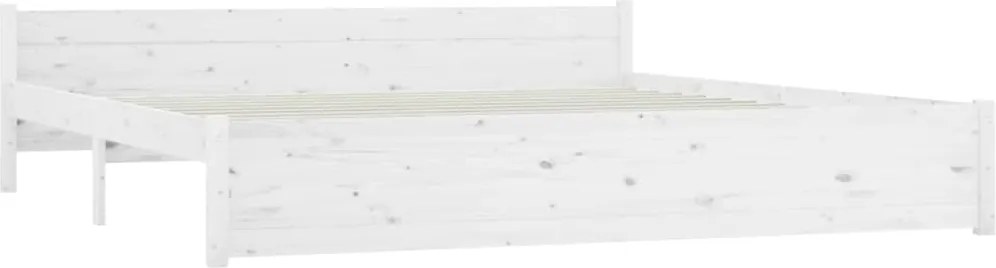Rám postele se zásuvkami bílý 180 x 200 cm Super King 3103575