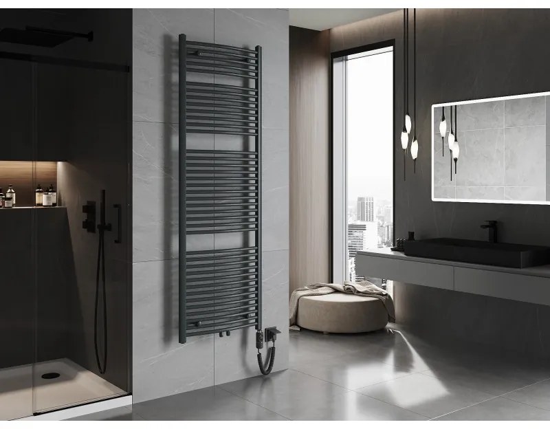 Mexen Ares, elektrické topné těleso 1800 x 600 mm, 900 W, antracitová, W102-1800-600-2900-66