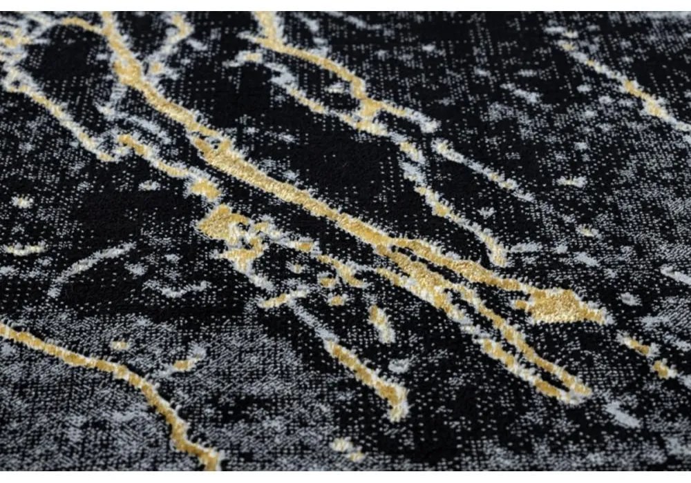 Kusový koberec Mramor černý 140x190cm