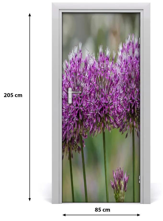 Fototapeta samolepící květ česneku 85x205 cm
