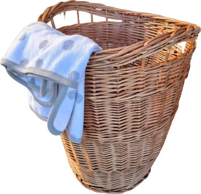 HRADIL Proutěný koš na prádlo kulatý 40 - 55 cm Rozměry koše: Průměr 50 cm, výška 55 cm