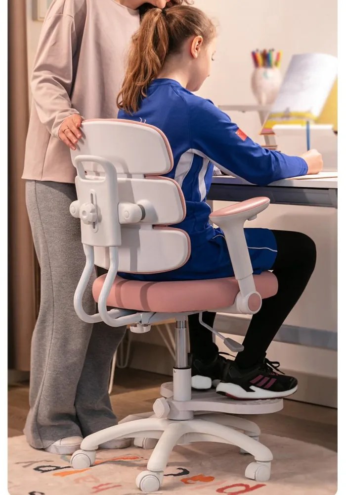 Dětská rostoucí židle Neoseat KIDDY THREE — látka, pratelný potah, oranžová