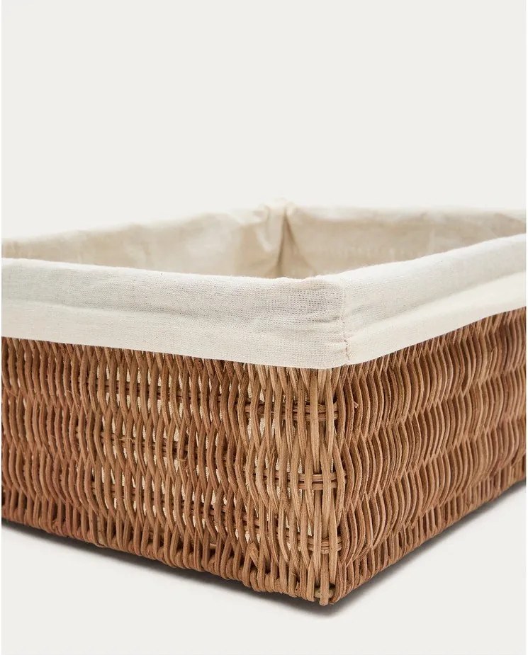 Ratanové košíky v sadě 2 ks 28x20x10 cm Indali – Kave Home
