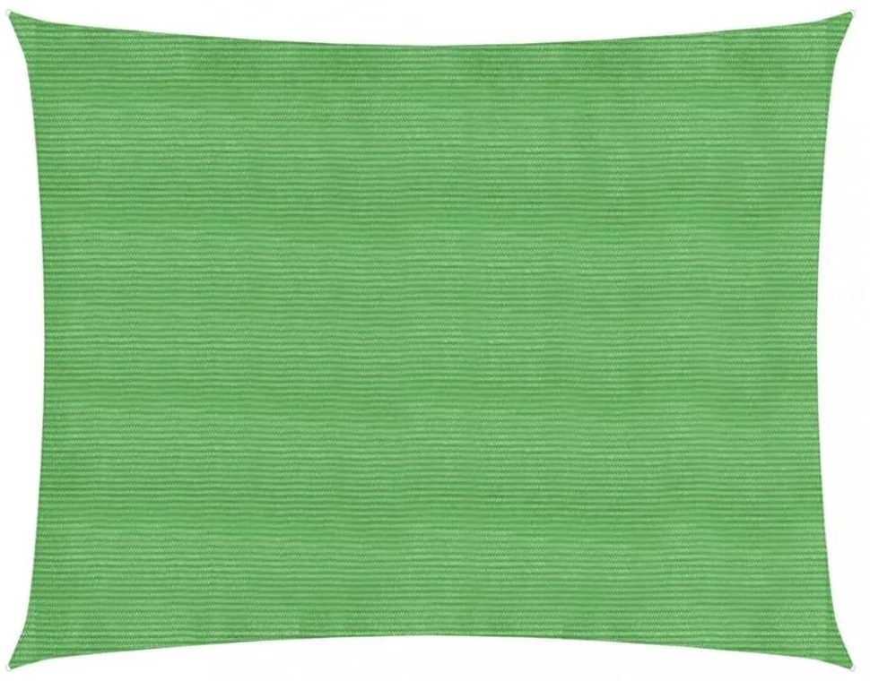 Stínící plachta obdélníková HDPE 6 x 7 m Dekorhome Tmavě zelená