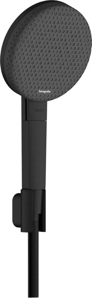 Hansgrohe Raindance Alive Select S - Set sprchové hlavice, držáku a hadice, 3 proudy, EcoSmart, matná černá 24612670