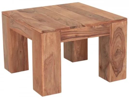 Indický nábytek - Konferenční stolek Tara 60x40x60 z indického masivu palisandr Only stain