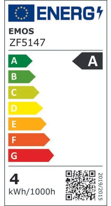 EMOS LED žárovka svíčka Filament 3,8W E27 212lmW Barva světla Teplá bílá