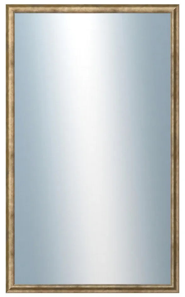 DANTIK - Zarámované zrcadlo - rozměr s rámem cca 60x100 cm z lišty TRITON bílý bronz (2140)