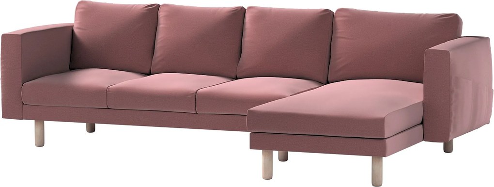 Potah na pohovku IKEA Norsborg 4-místná se šezlongem barva fialová látka sametová