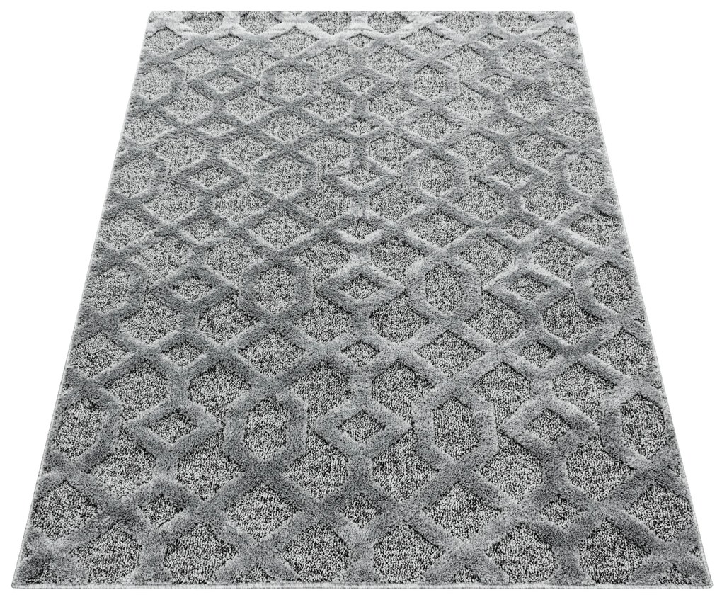 Ayyildiz Kusový koberec PISA 4702, Šedá Rozměr koberce: 80 x 150 cm
