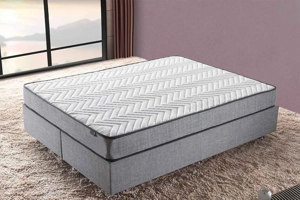 Designová postel Eliava 160 x 200 cm šedá