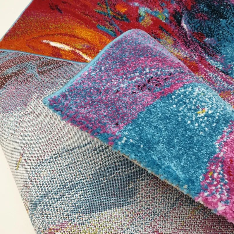 Medipa (Merinos), Kusový koberec Fantasy 814-61 lila/blue, 160x230, vícebarevná