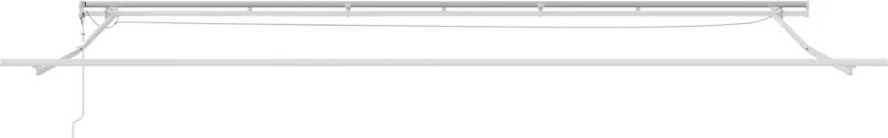 Automatická zatahovací markýza s LED burgundská 600 x 300 cm 3214981