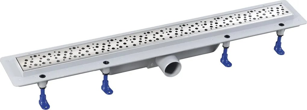Aqualine Sapho, MARMI plastový sprchový kanálek s roštem, 710x122x65 mm