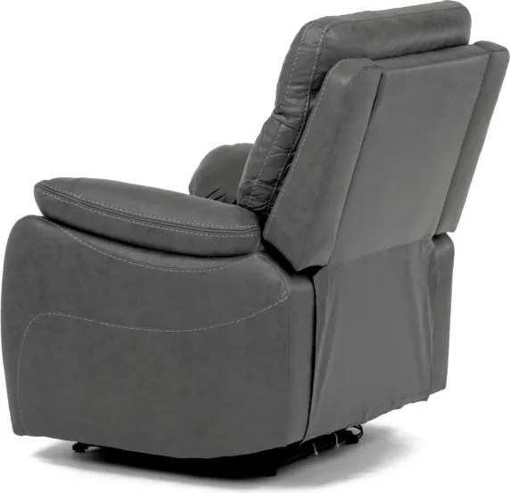Polohovací křeslo šedé, elektrické TV-4094 GREY3