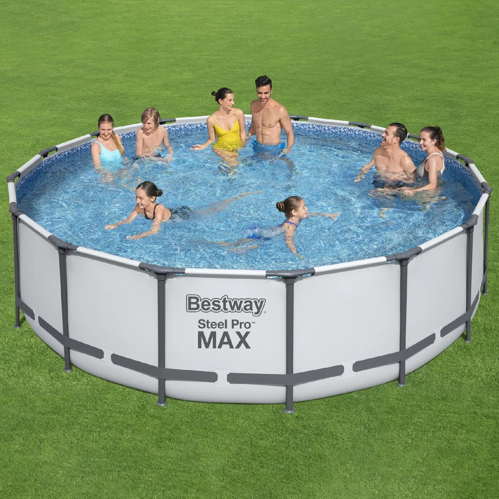 Bestway Nadzemní bazén Steel Pro Max 5v1 488 x 122 cm 19480 l 84648