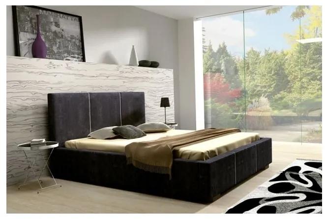Nábytek Elegance Čalouněná postel NEMESIS pro rozměr matrace 140/200 cm