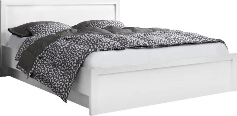 Postel s úložným prostorem, 160x200, bílá, JESI NEW Kondela 0000408048