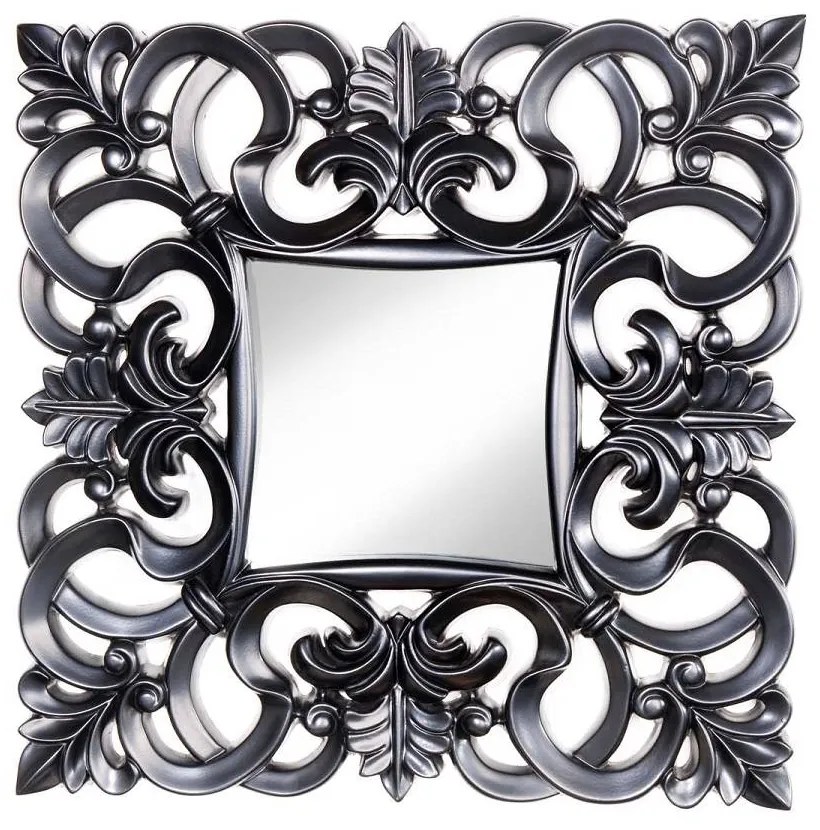 Designové nástěnné zrcadlo Kathleen 75 cm černé