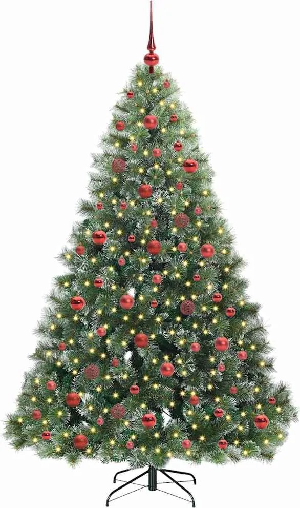 Umělý vánoční stromeček s stojanem Zelená 180 cm PE a PVC 3397848