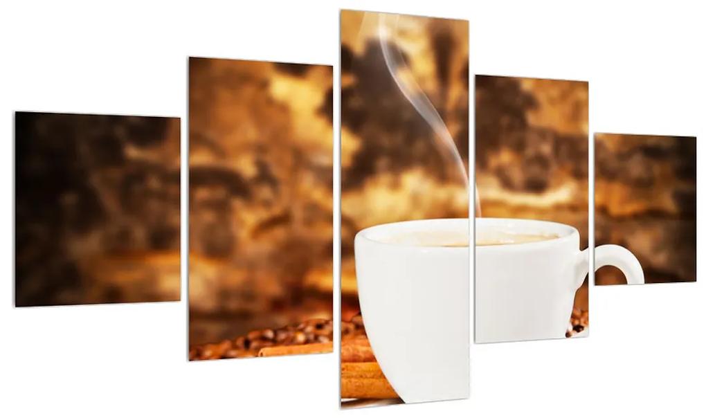 Obraz šálku kávy  (125x70 cm)