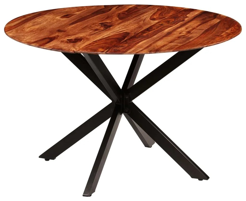 246012 vidaXL Jídelní stůl z masivního sheeshamového dřeva 120 x 77 cm