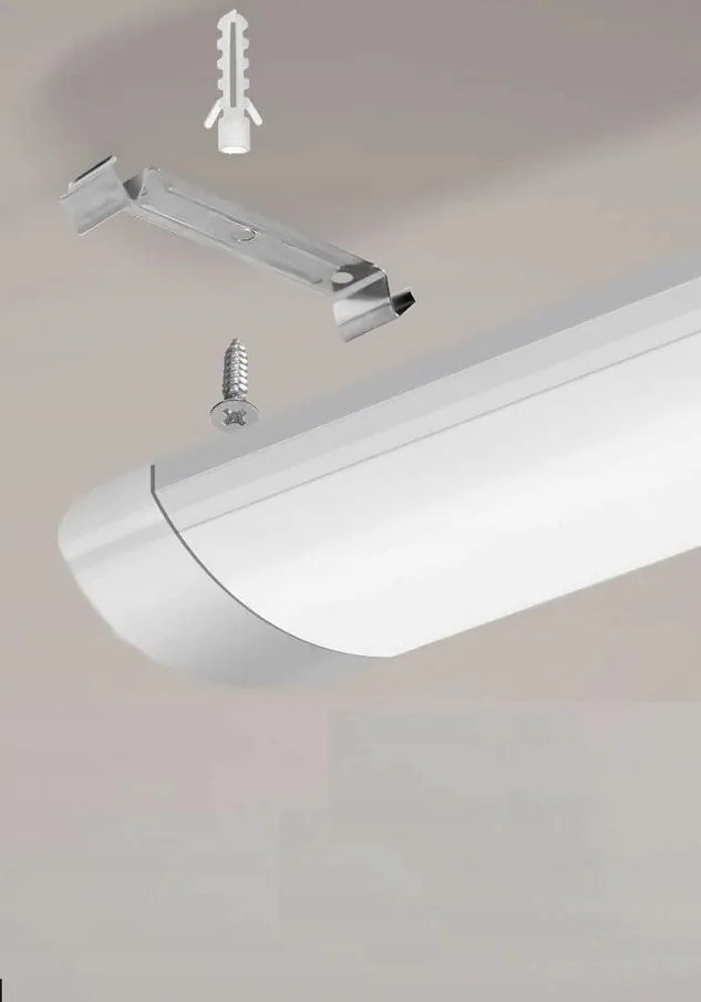 ECOLIGHT LED dílenské svítidlo 150cm - 230V - 50W - IP20 - neutrální bílá