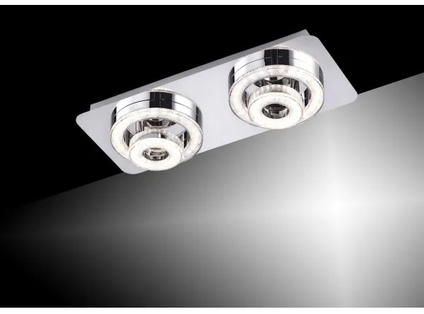 Leuchten Direkt 14521-17 - LED Stropní svítidlo TIM 2xLED/2,8W/230V + 2xLED/3,1W