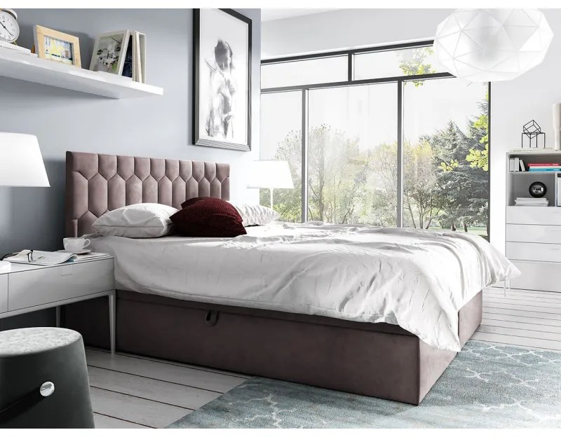 Kontinentální postel Borneo M24, Rozměr postele: 140x200, Barva:: Fresh 11