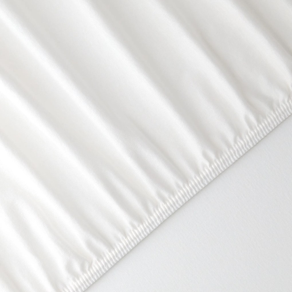 Florella Prostěradlo Avance Jersey 45 Weiss Basic, 140-160x200 cm