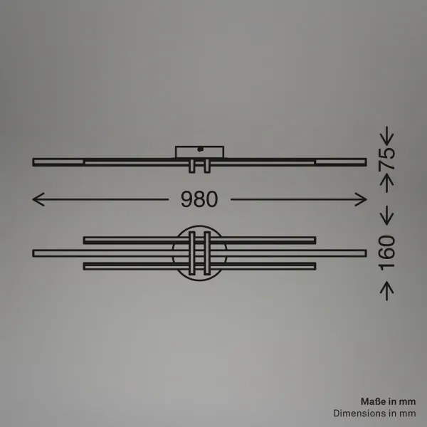 Brilo - LED Stropní svítidlo TINKA LED/30W/230V 3000K měděná