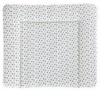 TRÄUMELAND Přebalovací podložka bez PVC 75 x 85 cm Weiß mit grauen Sternen