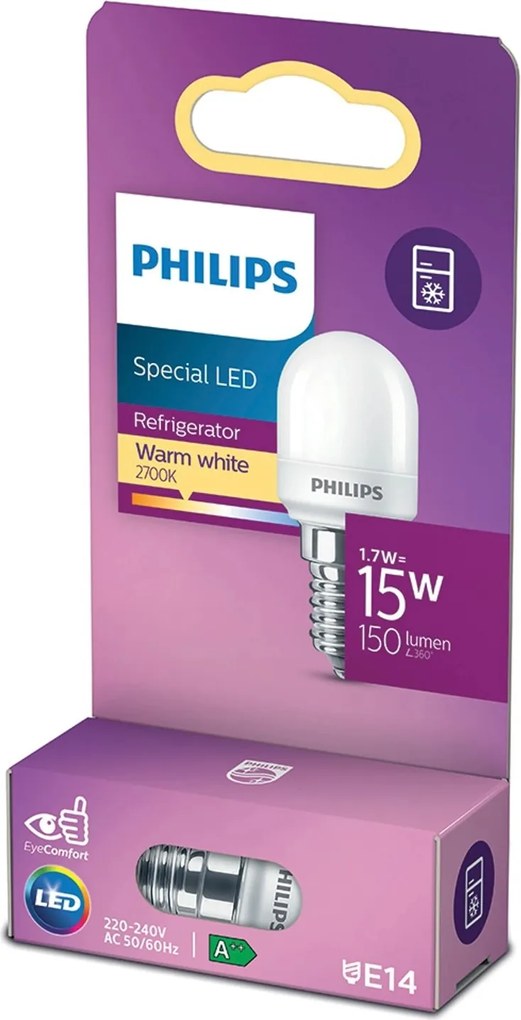 Philips Classic LED žárovka E14, 1,7 W, 150 lm, 2700 K
