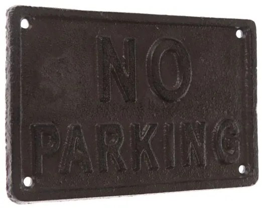 Casa de Engel Litinová dekorace na zeď "NO PARKING"