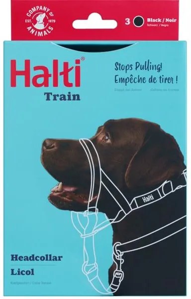 Ohlávka nylon Halti vel. 3 - dalmatin, retrívr COA