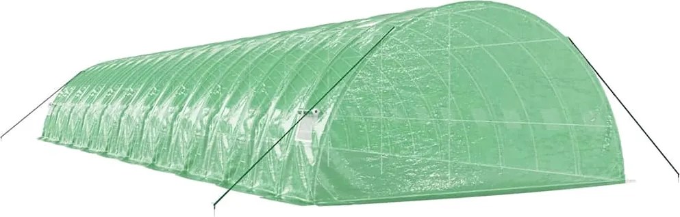 Skleník s ocelovým rámem zelený 120 m² 20 x 6 x 2,85 m 3188113