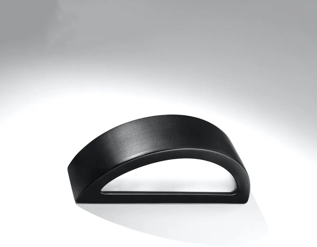 Sollux Lighting Nástěnné svítidlo keramické ATENA Černá