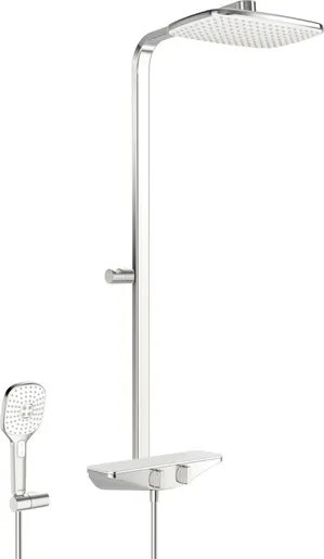 Hansa Emotion sprchový systém s termostatickou baterií bílá/chrom 5865017182