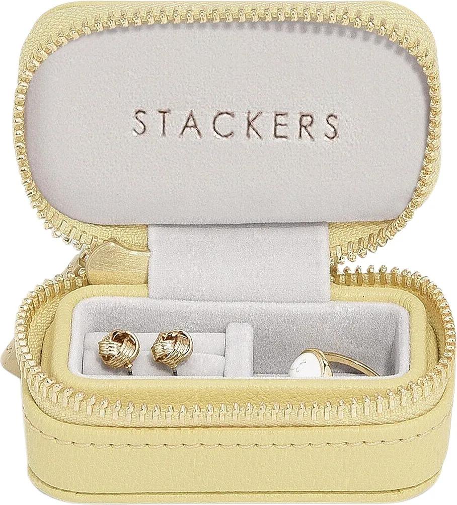 Cestovní krabička na šperky Travel Mini Stackers žlutá