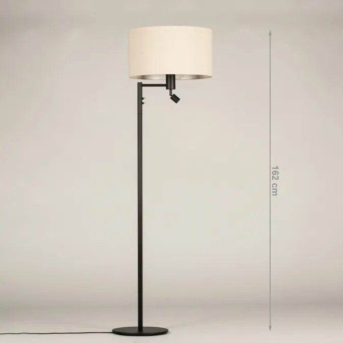 Stojací designová lampa La Scale Crema and Black