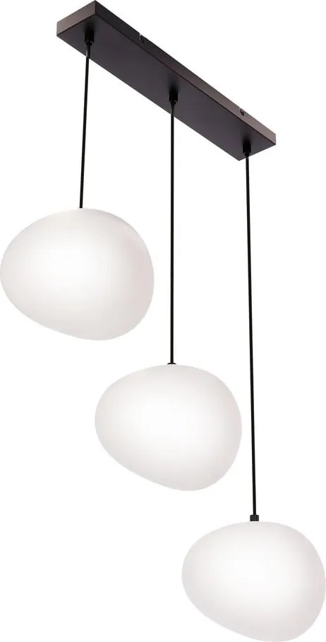 Černo-bílé závěsné svítidlo Stones – Candellux Lighting