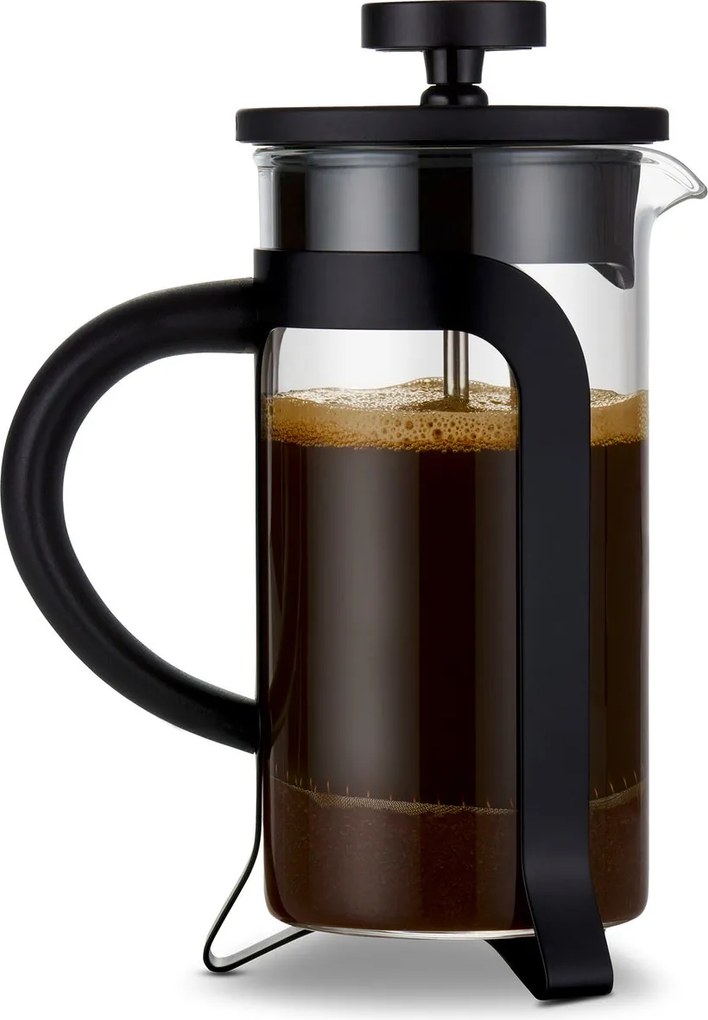 Tchibo - Konvička french press 300 ml, 2 šálky, černá