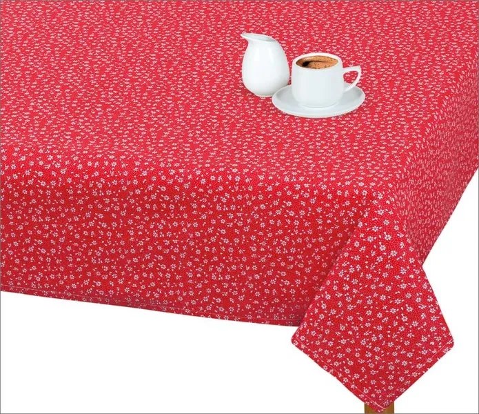 Bellatex Ubrus ADÉLA Kvítek červený rozměr 70x70 cm