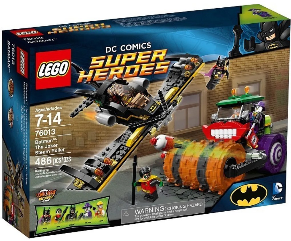 Lego super heroes 76013 batman: jokerův parní válec