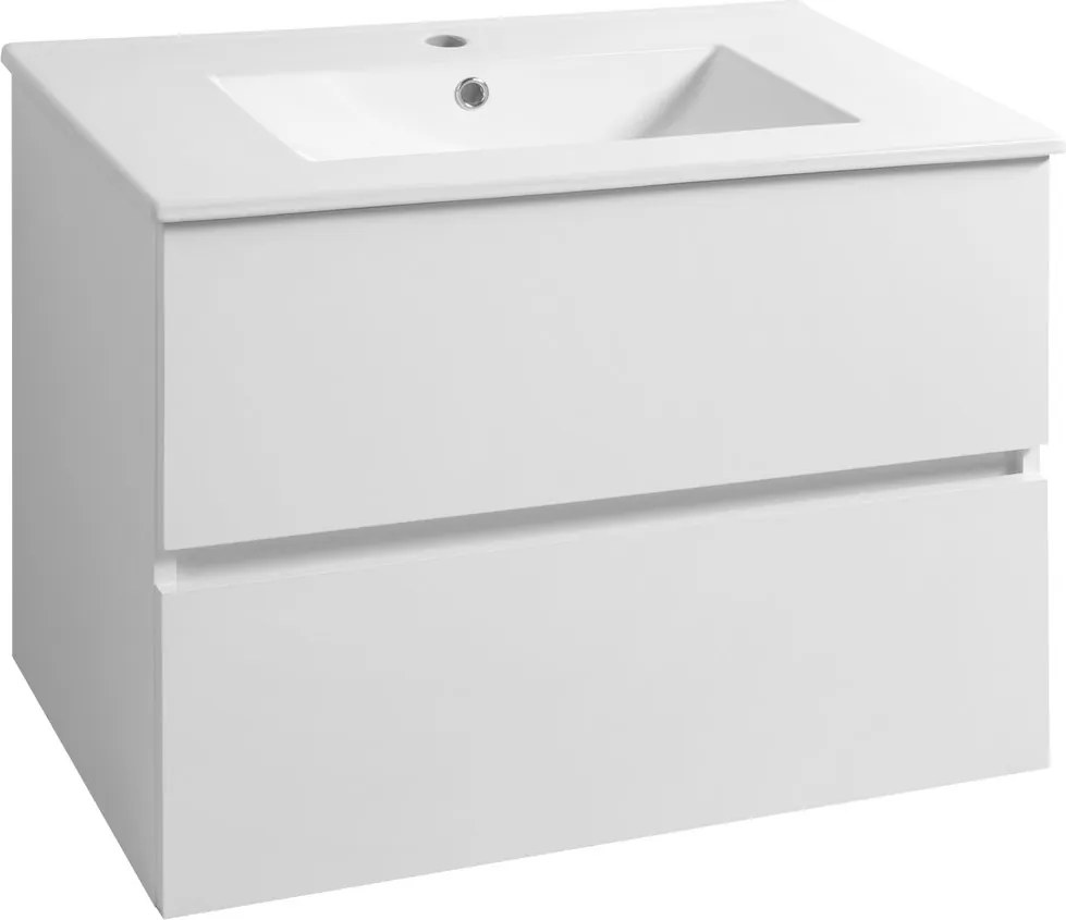 Aqualine Aqualine, PANEDA umyvadlová skříňka 79,5x55x45,2cm, bílá, PN280