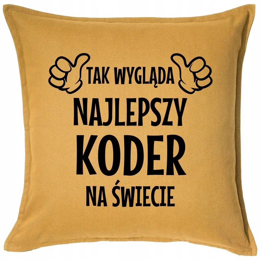 IKEA NEJLEPŠÍ KODÉR polštář 50x50 dárek